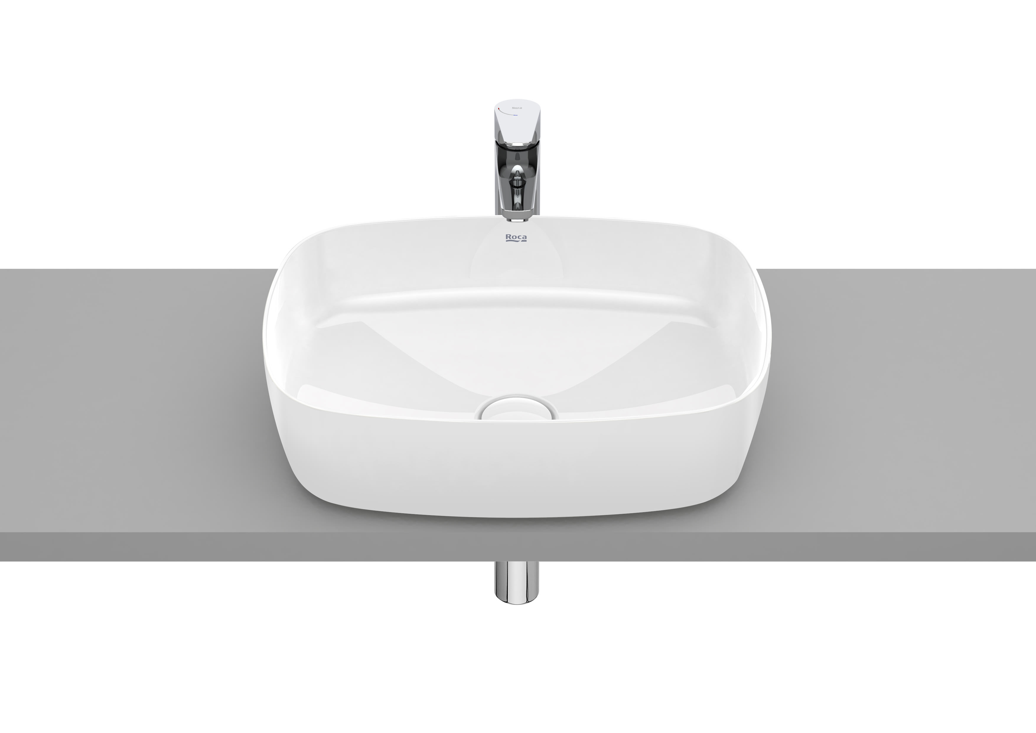Soft - Over countertop Fineceramic® basin (A327500000) | Roca Egypt ...